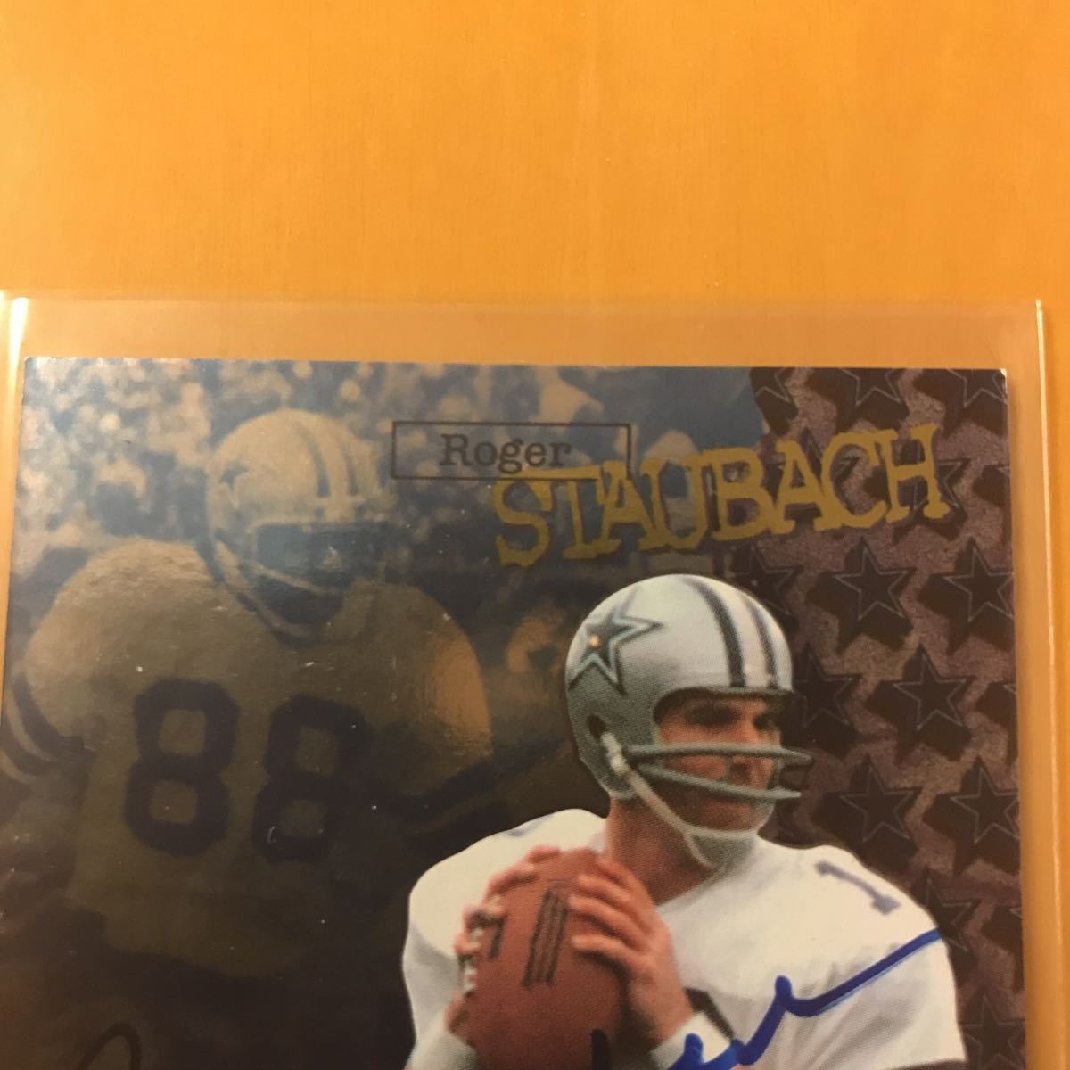 1996 Collectors EDGE Roger Staubach & Drew Pearson Signature Autograph ...