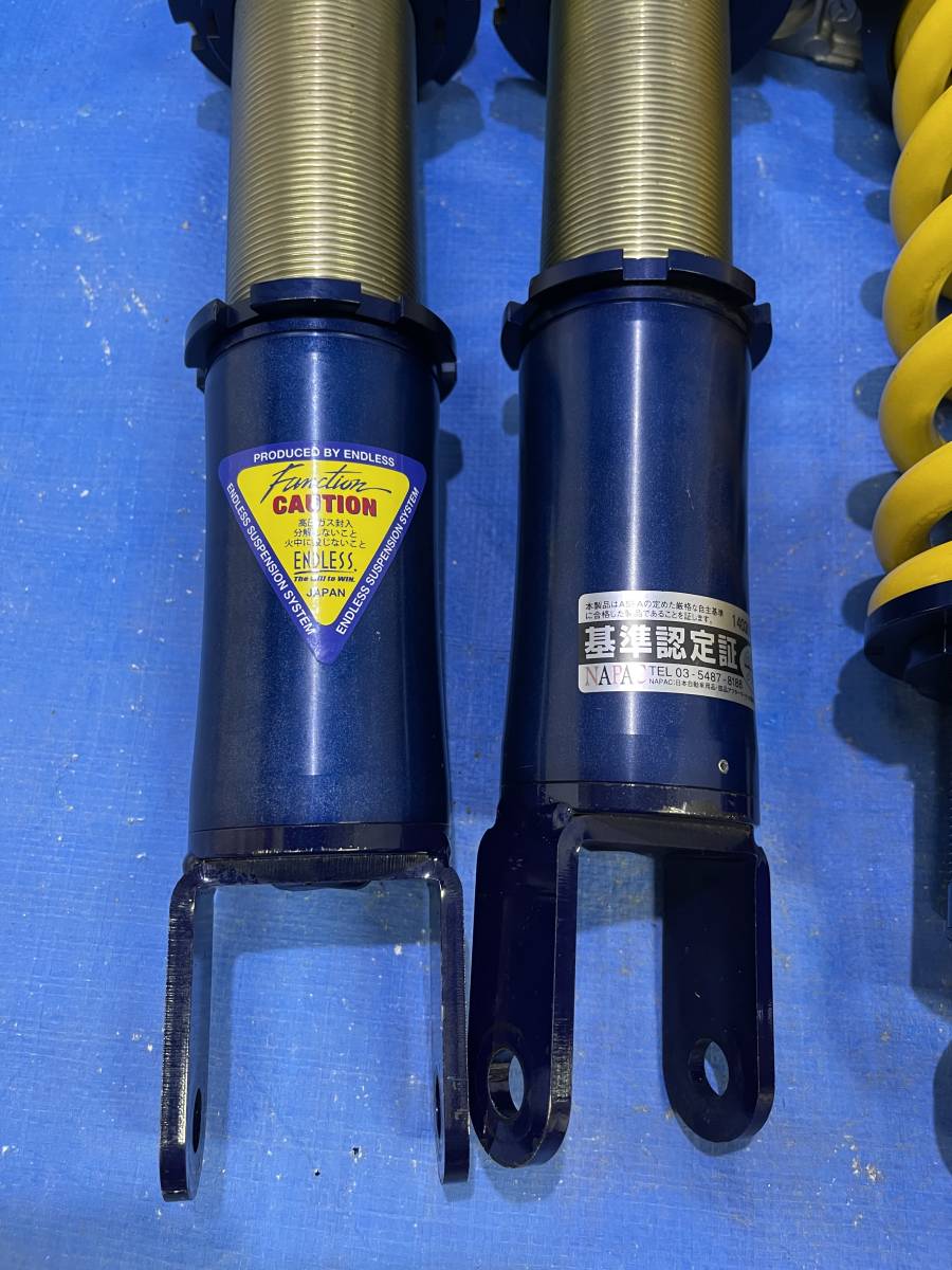 レア ロードスター NCEC エンドレスENDLESSファンクションFUNCTIONフルタップ全長調整式車高調サスキット減衰調整付きX COILSバネ(サスペンションキット（一式）)｜売買され ...