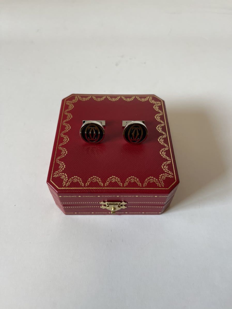 激安1円 定価73 700円 カルティエ カフス カフリンクス ドゥーブルC ブラック Cartier(その他)｜売買されたオークション情報、yahooの商品情報をアーカイブ公開 ...