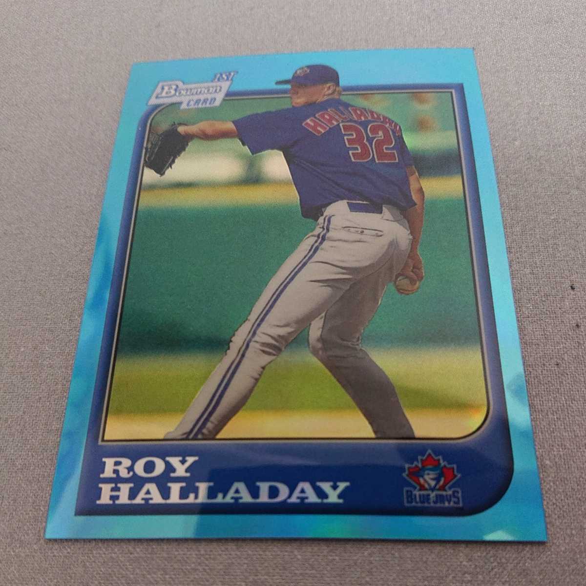 ROY HALLADAY 2013 topps bowman 復刻版 クロム加工カード インサート Blue Sapphire(Bowman ...