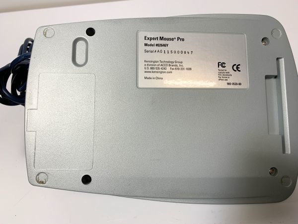 ジャンク品 1018-2 Kensington Expert Mouse Pro 多機能トラックボール Model #02646Y(トラック ...