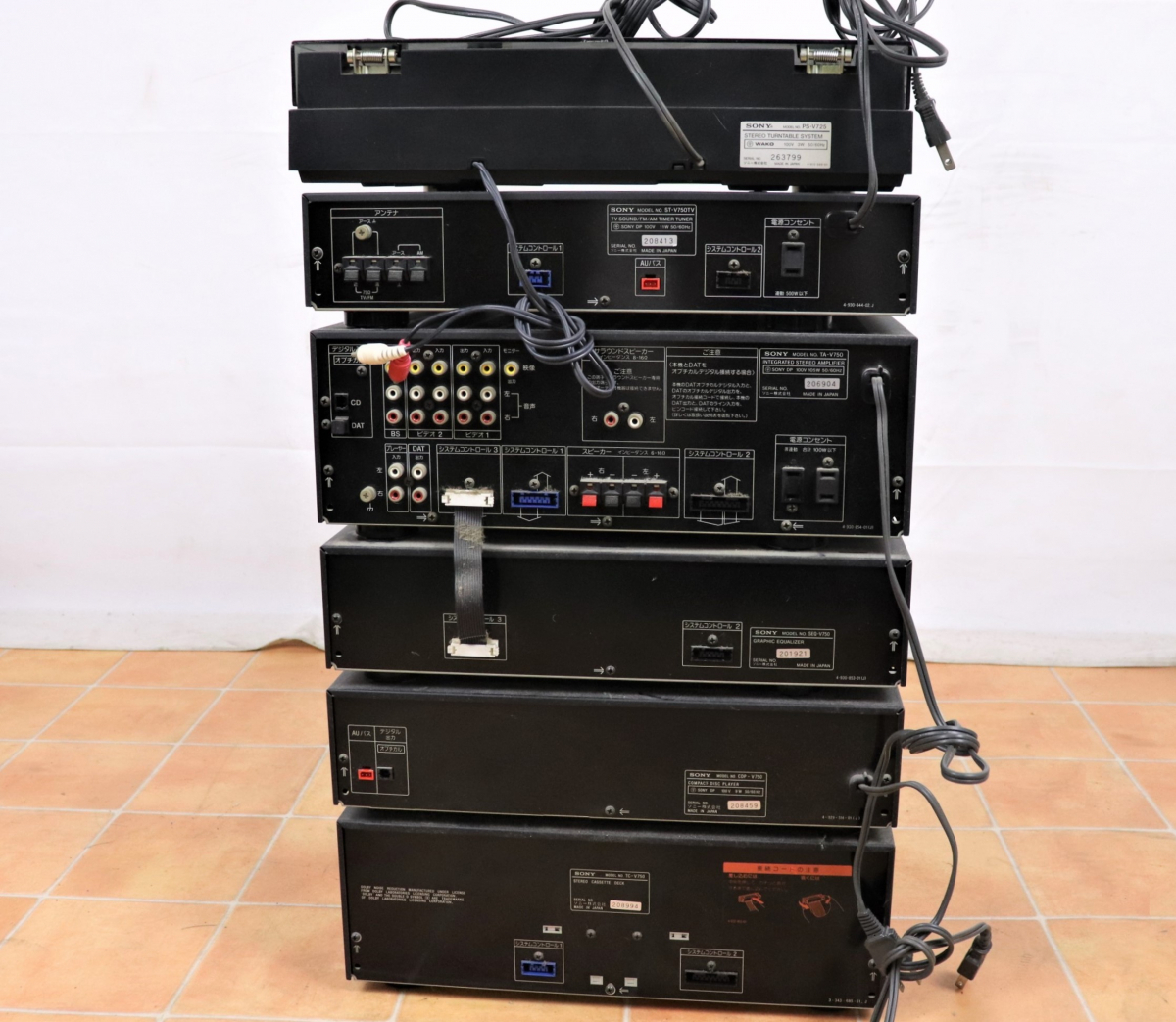 配送不可 SONY SS-V750AV PS-V725 ST-V750TV TA-V750 SEQ-V750 CDP-V750 TC-V750 ...