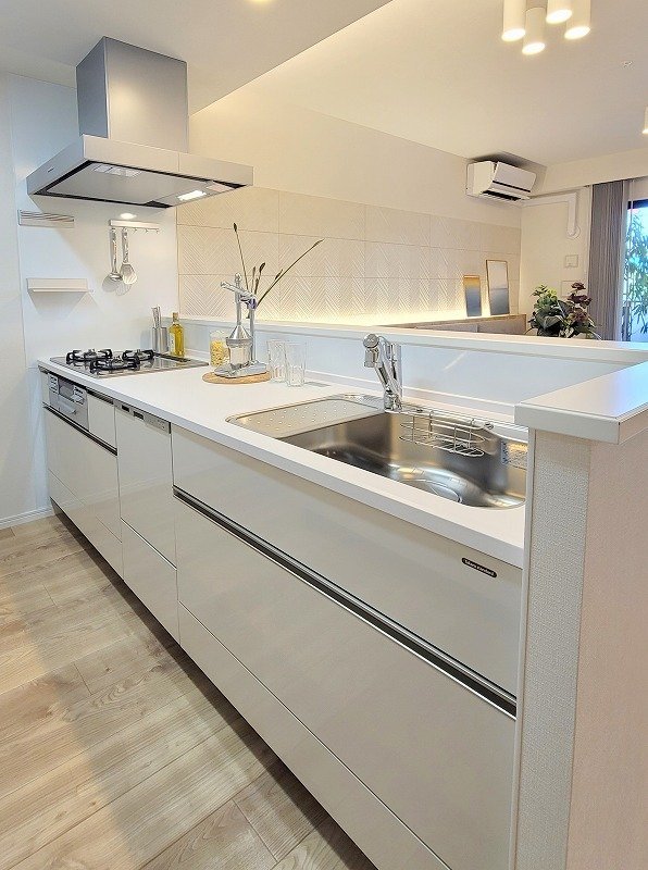 タカラスタンダード W2550㎜/壁付け I型 システムキッチン J7H-K2(システムキッチン)｜売買されたオークション情報、yahooの ...