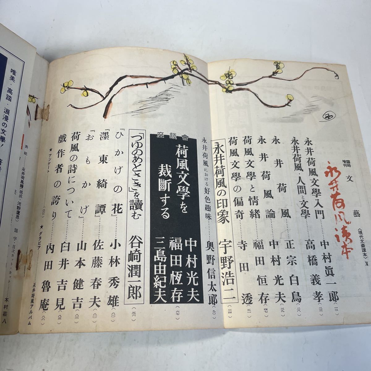 221102 L09 文藝臨時増刊 永井荷風読本 昭和31年 河出書房(国文学研究)｜売買されたオークション情報、yahooの商品情報をアーカイブ公開 - オークファン（aucfan.com）