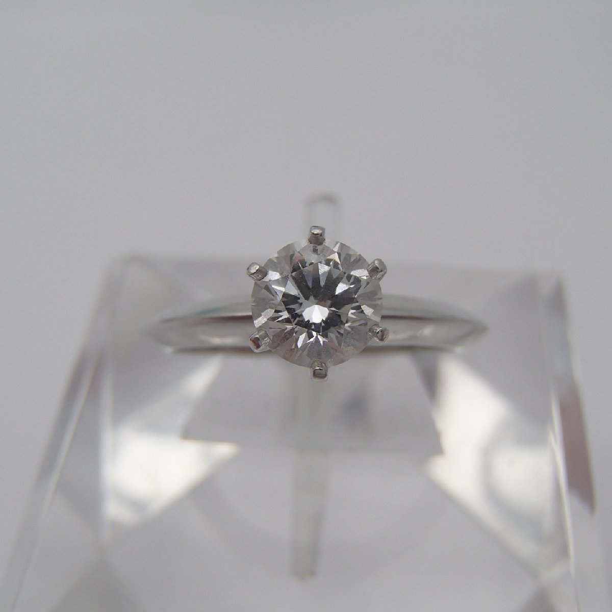 Tiffany&Co ティファニー ダイヤ リング /pt950 約3.8g D0.65ct/ アクセサリー 箱付 指輪 KI(バングル)｜売買されたオークション情報、yahooの商品情報を ...