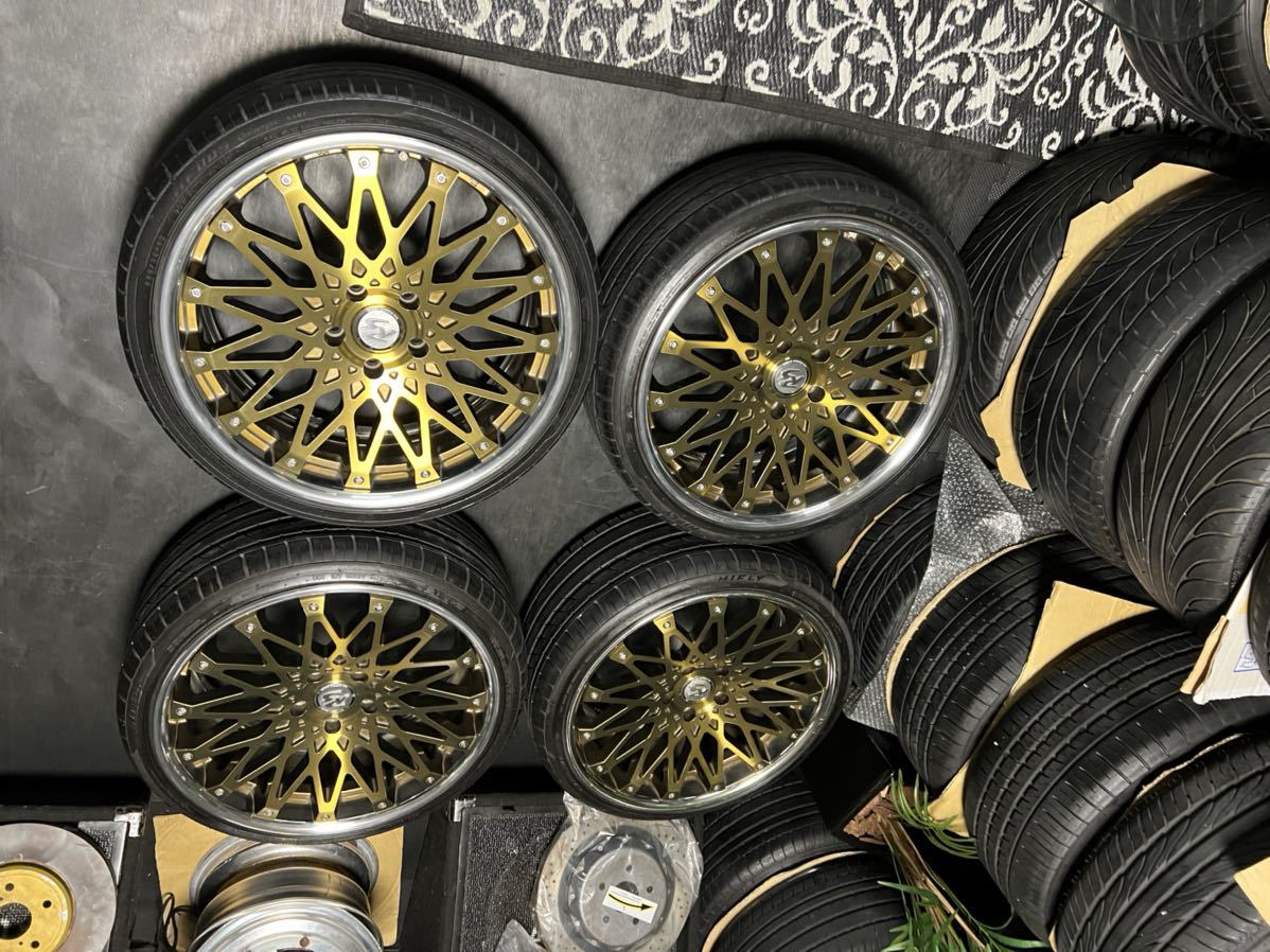 CRIMSON クリムソン RS CV WIRE 20インチ 8.5J＋38 9.5J＋48 PCD120 5穴 ハブ径約73ミリ 225 ...