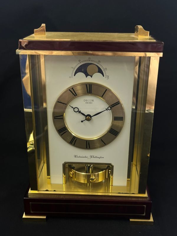 I009-K39-49 SEIKO セイコー DECOR デコール置時計 AZ812G クォーツ②(一般)｜売買されたオークション情報 ...