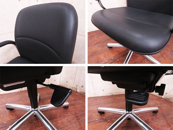 展示品 UCHIDA/内田洋行 EX-205L 高級チェア EXシリーズ ハイクラスモダン/アルミポリッシュ/オフィス/デスクチェア/14万/smm4028m(その他)｜売買されたオークション ...