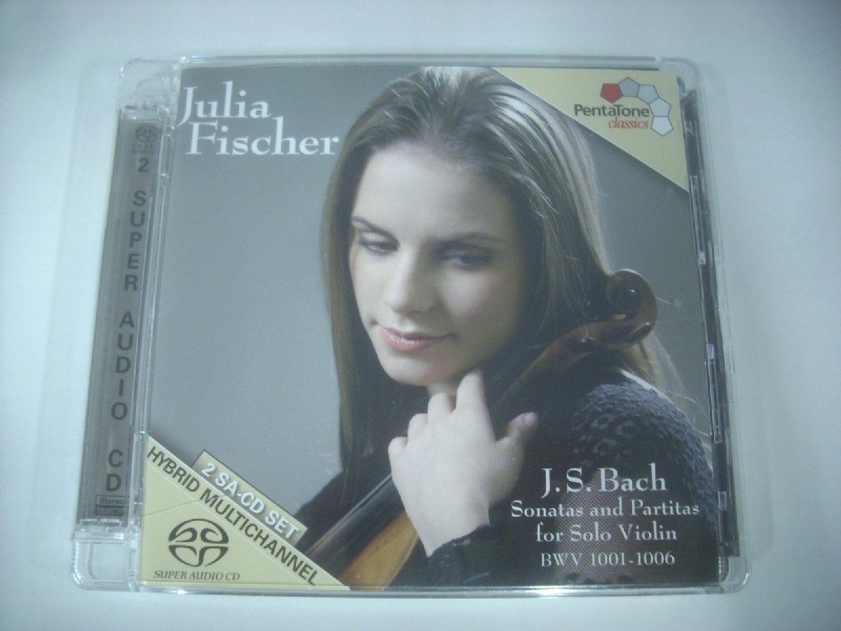 輸入ドイツ盤 高音質 SUPER AUDIO CD 2枚組 JULIA FISCHER / J.S.BACH SONATAS AND ...