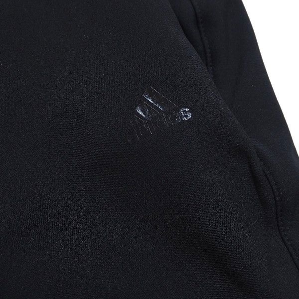 N907 adidas アディダス 秋冬 裏起毛 ストレッチ ゴルフパンツ 保温 裏フリース ベルトループ 耐水加工 L ブラック(82cm ...