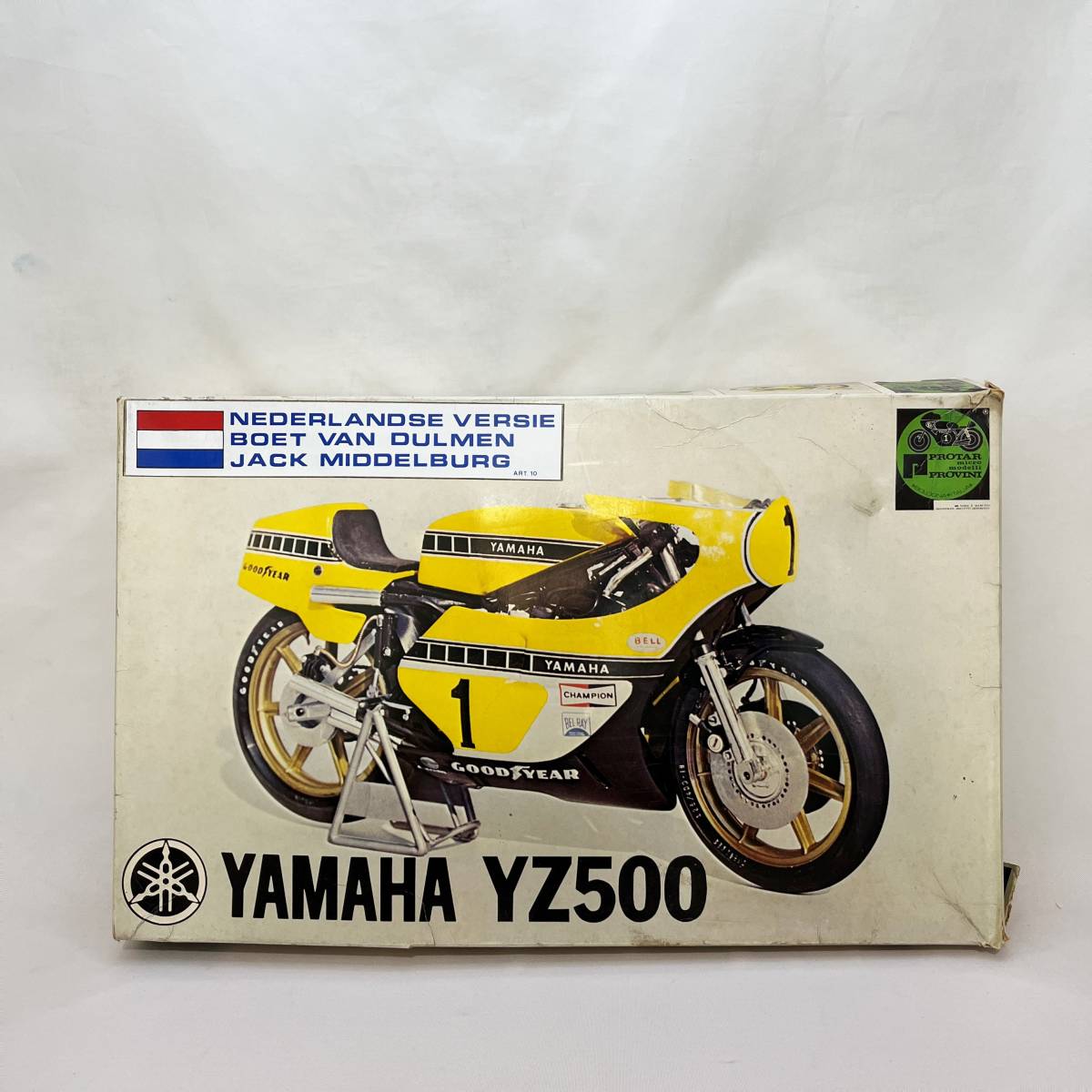 レア 絶版 70年代当時物 PROTAR プロター YAMAHA ヤマハ YZ500 1/9 プラモデル オランダ/ J ミデルブルグ B V ...