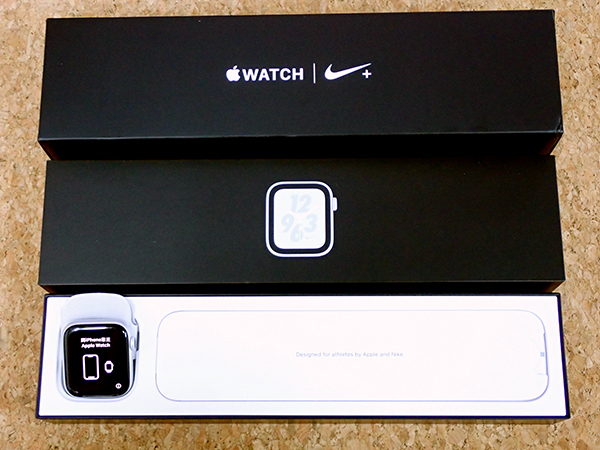 訳あり Apple Watch Nike+ Series4 GPSモデル 44mm シルバーアルミニウムケース A1978 MU6K2J/A ...