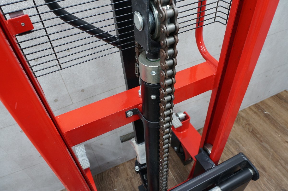 T853 Logisticar ロジスティッカー 油圧パワーリフト MANUAL STACKER ハンドフォークリフト リフター1 000kg ...