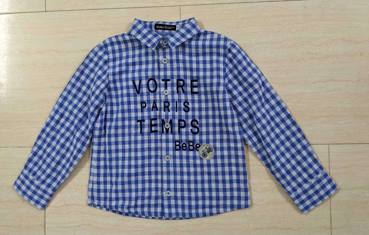 タグ付 べべ BeBe 長袖シャツ サイズ110(長袖シャツ)｜売買されたオークション情報、yahooの商品情報をアーカイブ公開 - オークファン（aucfan.com）
