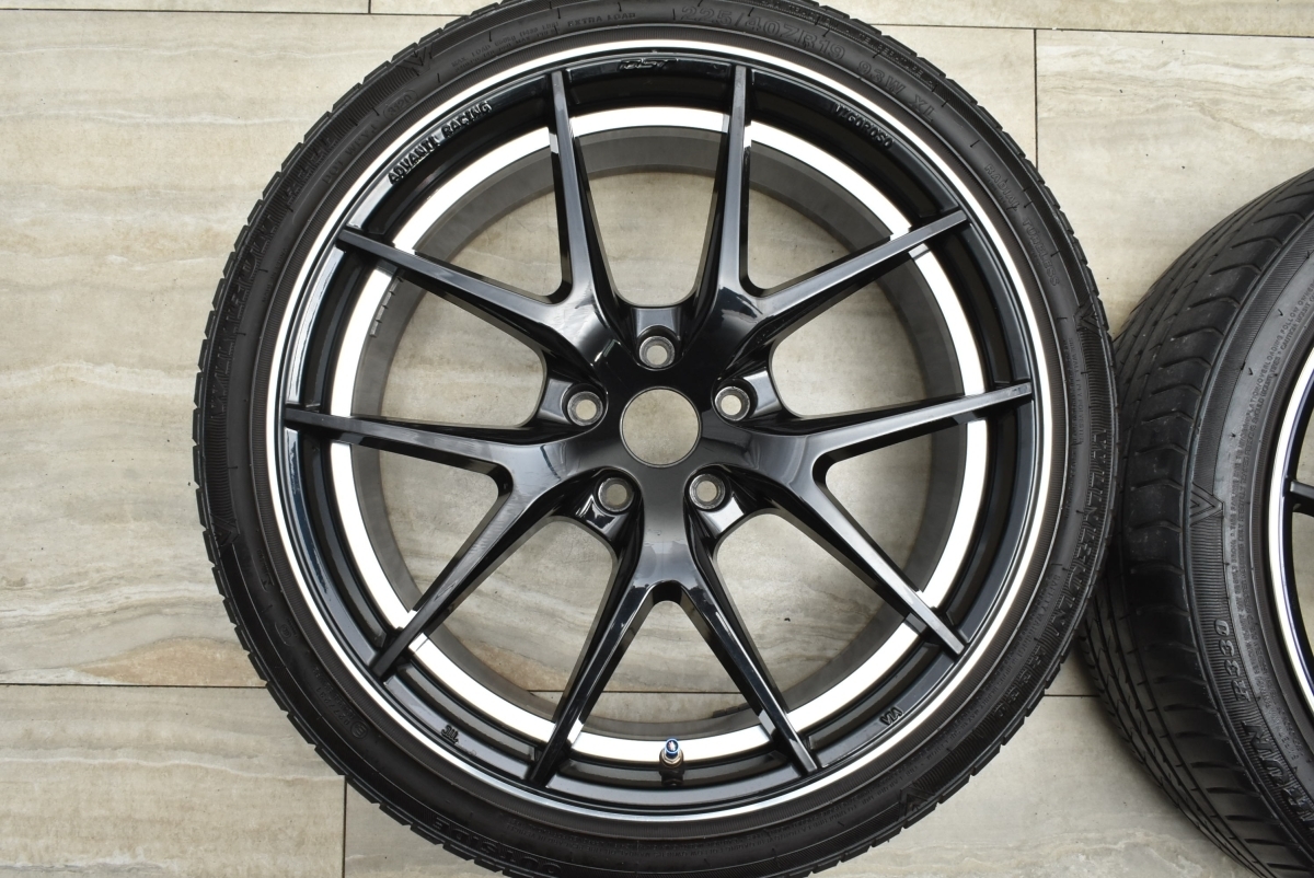 アドバンティ レーシング VIGOROSO N628 19in 8.5J +35 9.5J +44 PCD112 ウィンラン 225 ...