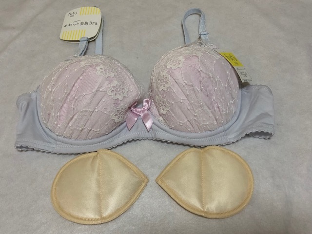 ワコール fufu フフ のふわっと美胸ブラ C75 1980円 送料140円 Wacoal ブラジャ 白色×薄ピンク色(75)｜売買されたオークション情報、yahooの商品情報をアーカイブ ...