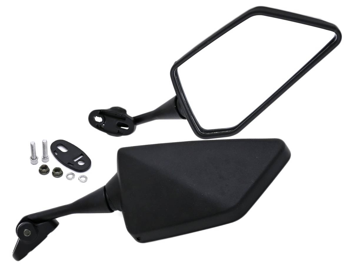 nakira バイク用 カウル ミラー 汎用 左右セット ブラック CBR250RR NSR250R C A298(ミラー)｜売買された ...