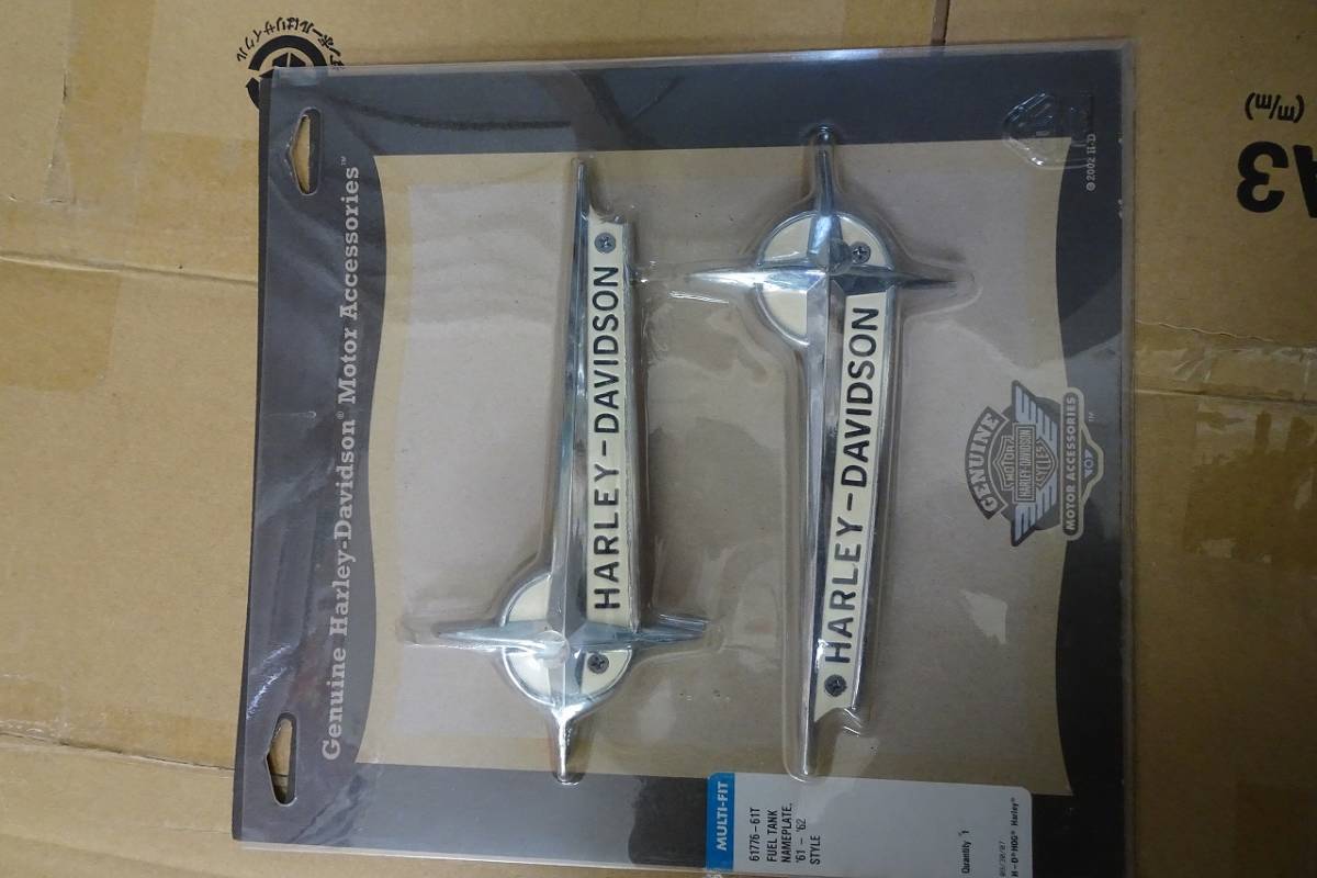 ハーレー 純正 タンクエンブレム ベース アダプター プレート セット 61776-61T ショベル(ハーレーダビッドソン用)｜売買された ...