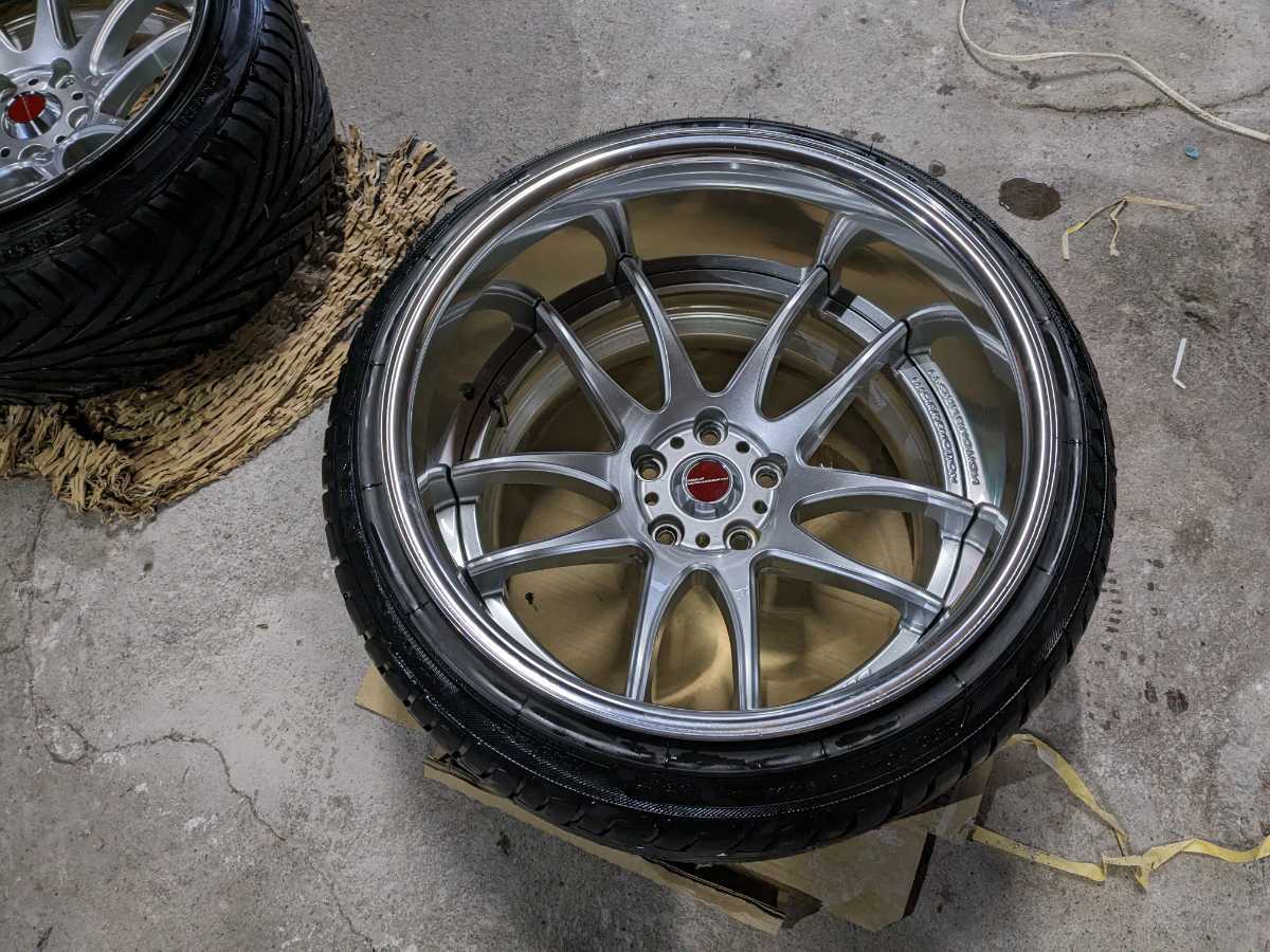 ワーク エモーション CR2P 18インチ 10.5J -13 12.5J-38 PCD114.3 5H タイヤ付き4本セット WORK ...