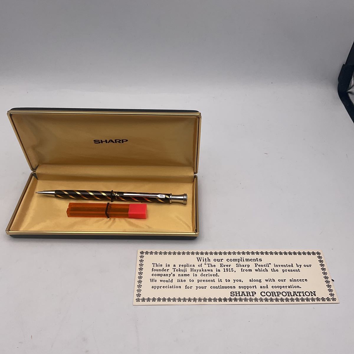 同梱可 34 同梱可 レア シャープ株式会社 シャープペンシル 早川式繰出鉛筆 複製 EVER SHARP PENCIL 筆記確認済み ケース付き非売品(シャープペンシル)｜売買された ...