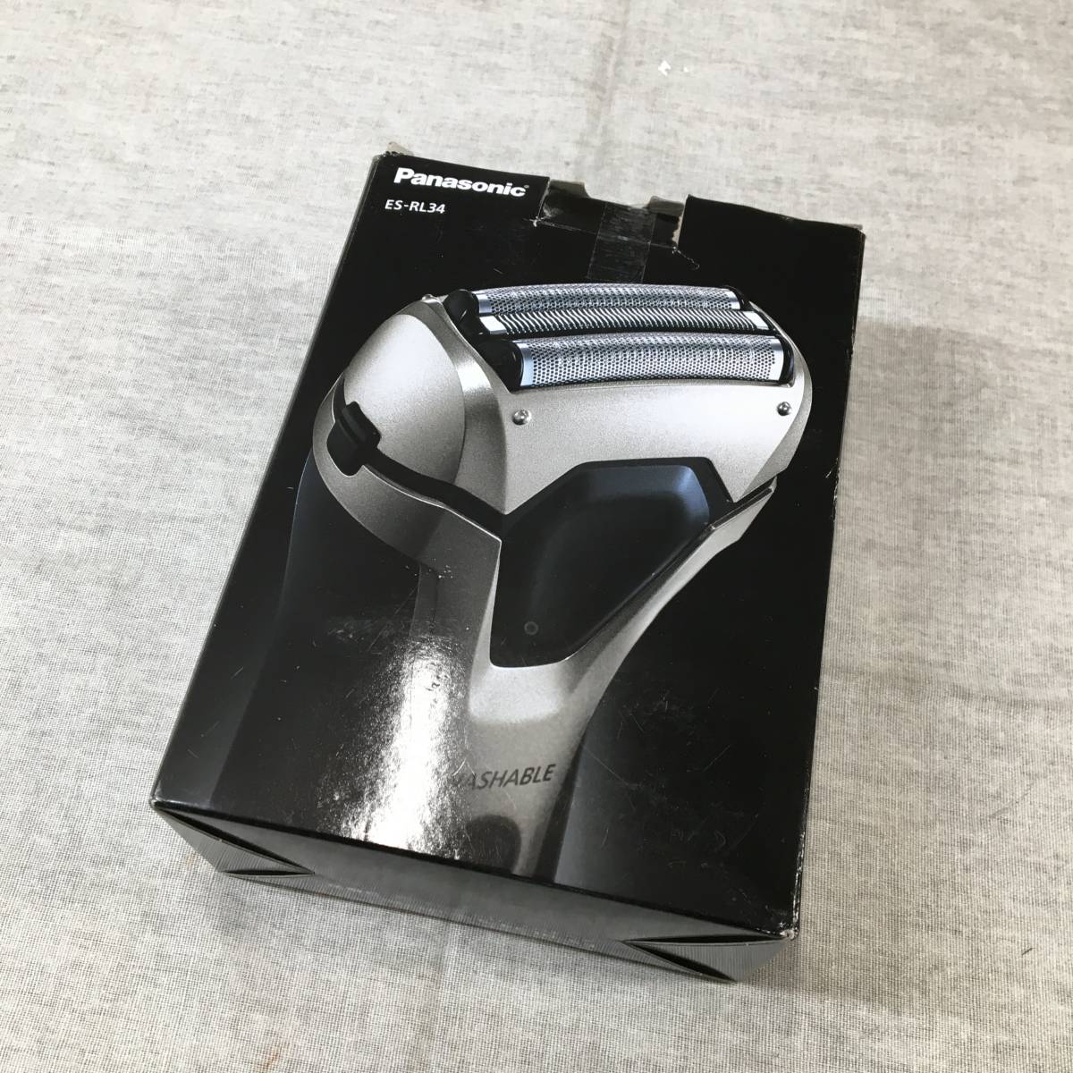現状品 パナソニック メンズシェーバー 3枚刃 シルバー調 ES-RL34-S(パナソニック、ナショナル)｜売買されたオークション情報 ...