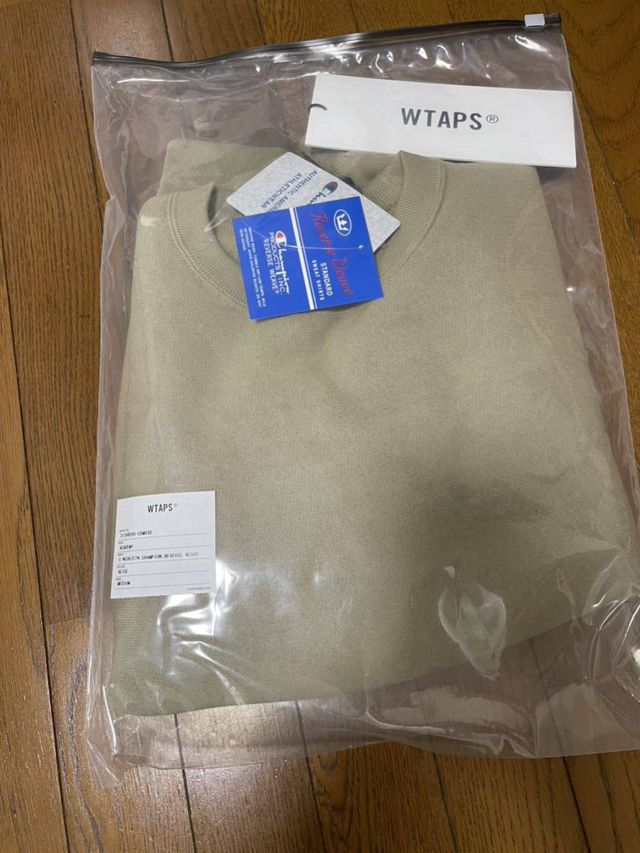 w taps champion ACADEMY CREW NECK SIZE M BEIGE チャンピオン タップス(スウェットシャツ)｜売買されたオークション情報、yahooの商品情報を ...