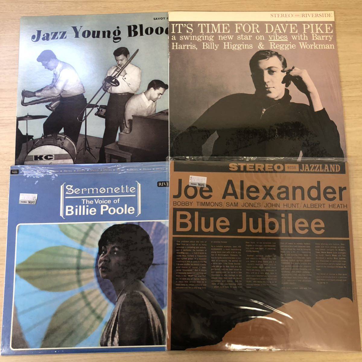 AF1363a JAZZ ジャズ LPレコード 4枚まとめ joe Alexander Billie Poole Dave pike chuz ...