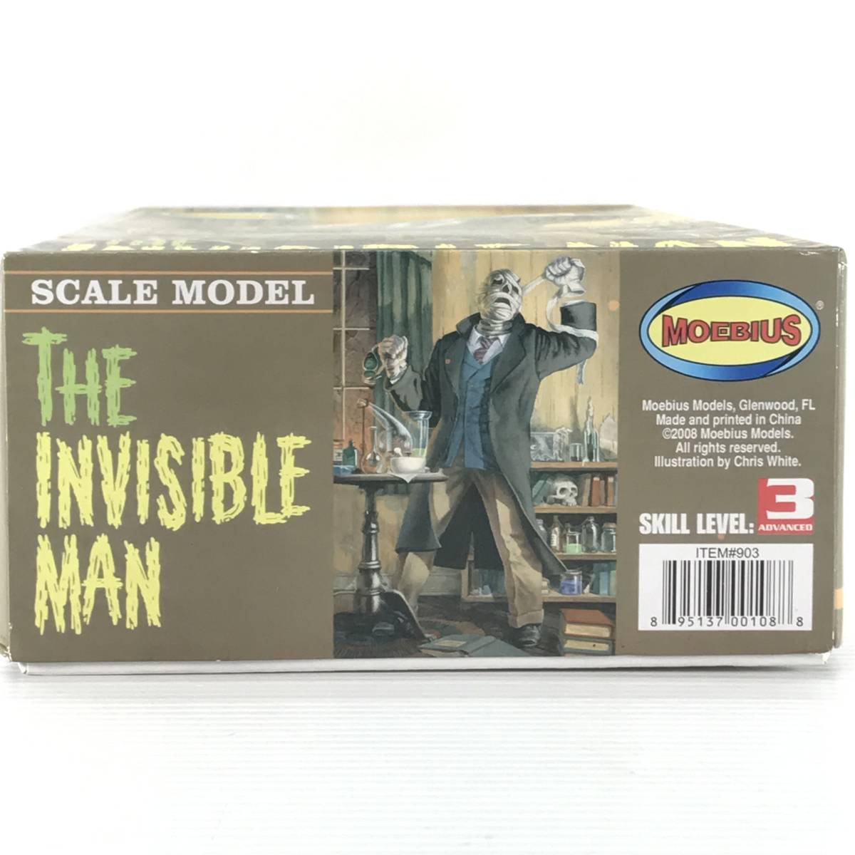品 MOEBIUS メビウス プラモデル フィギュア 1/8 透明人間 THE INVISIBLE MAN MOEBIUS MODEL ...