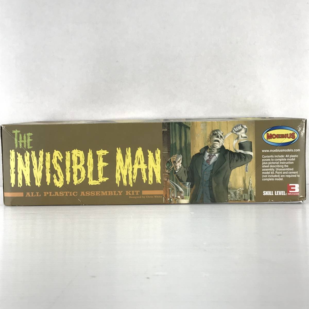 品 MOEBIUS メビウス プラモデル フィギュア 1/8 透明人間 THE INVISIBLE MAN MOEBIUS MODEL ...
