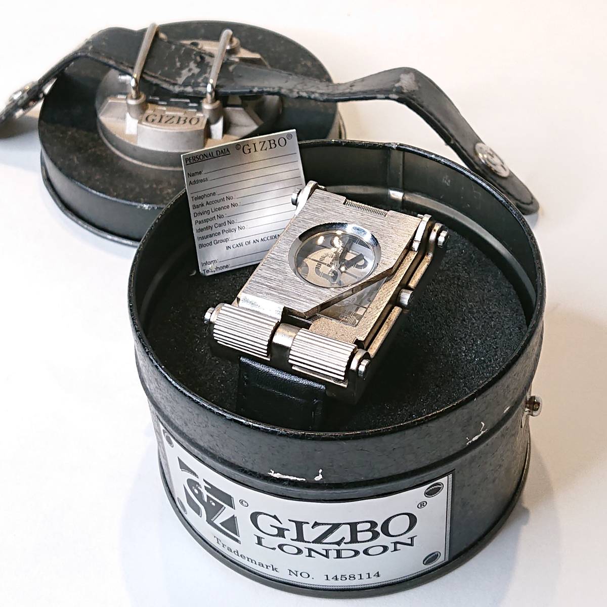 A12-0215 GIZBO LONDON 腕時計 ケース付属(3針（時、分、秒）)｜売買されたオークション情報、yahooの商品情報を ...