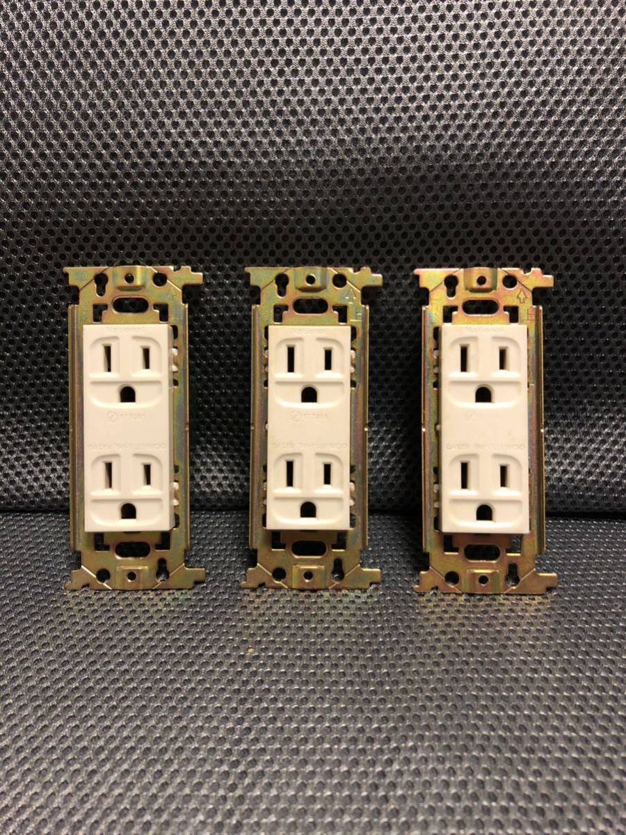 パナソニック フルカラー埋込接地ダブルコンセントWN1512K 2E アース(コンセント)｜売買されたオークション情報、yahooの商品情報を ...