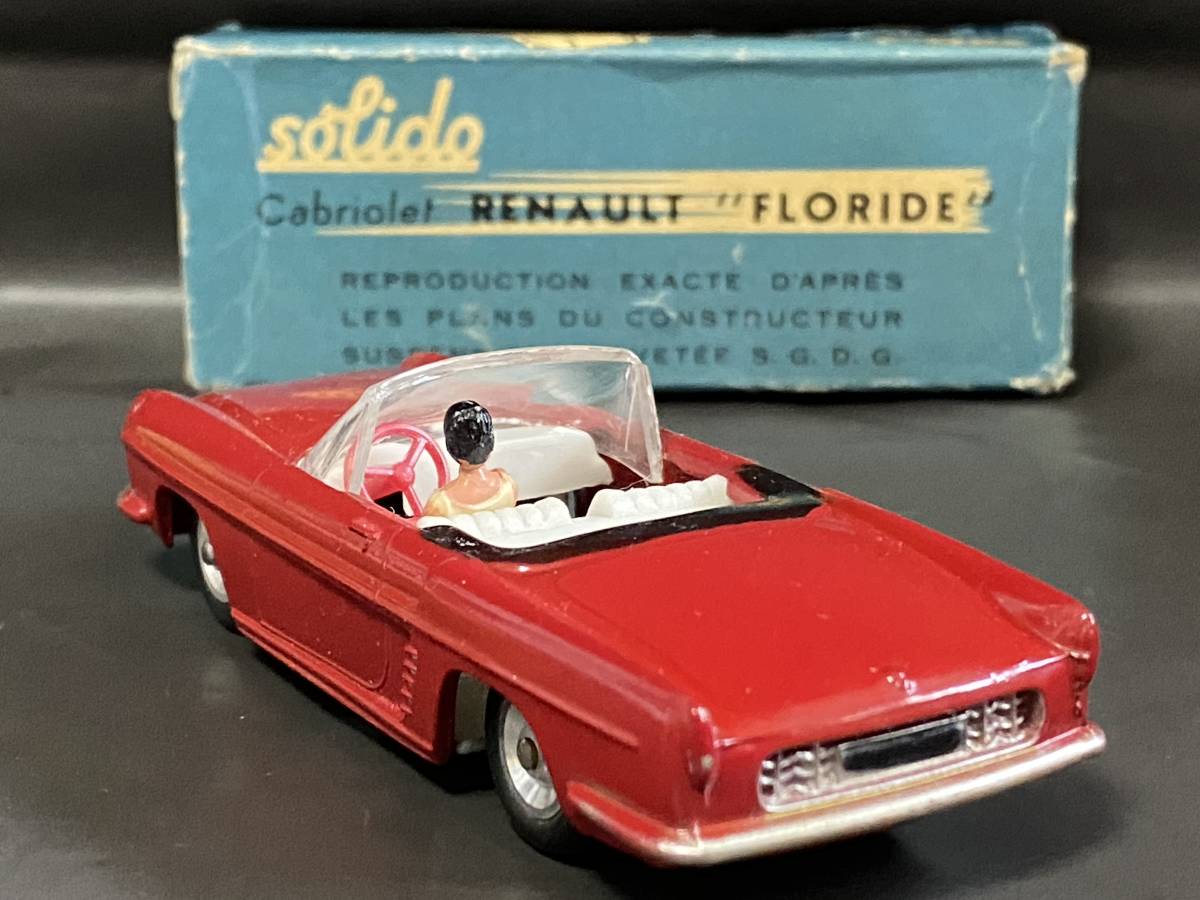 original solido #109 Renault Floride Cabriolet ソリド ルノー フロリード カラベル ギア 絶版 ...