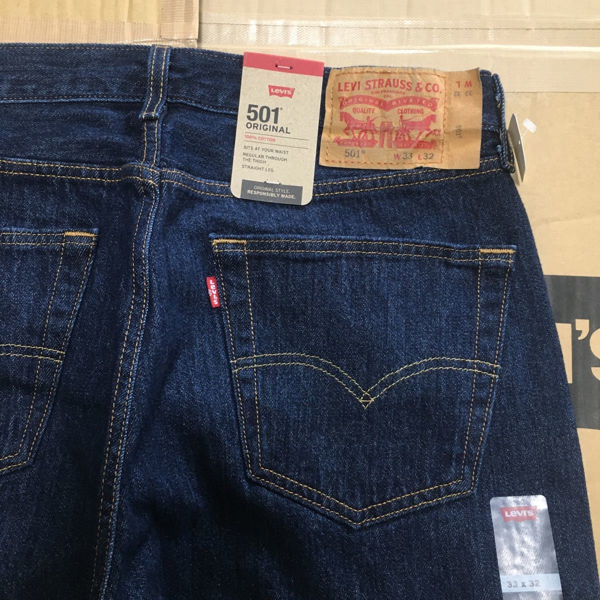 33 リーバイス 501 オリジナル リンス 00501-0115 w33(W33)｜売買されたオークション情報、yahooの商品情報をアーカイブ公開 - オークファン（aucfan.com）