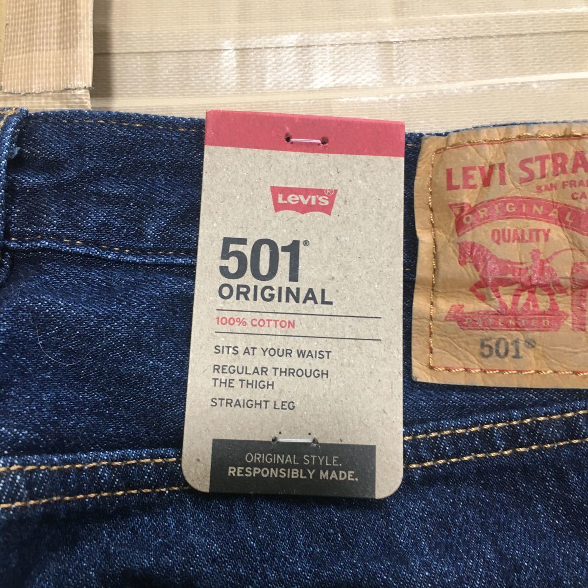 33 リーバイス 501 オリジナル リンス 00501-0115 w33(W33)｜売買されたオークション情報、yahooの商品情報をアーカイブ公開 - オークファン（aucfan.com）