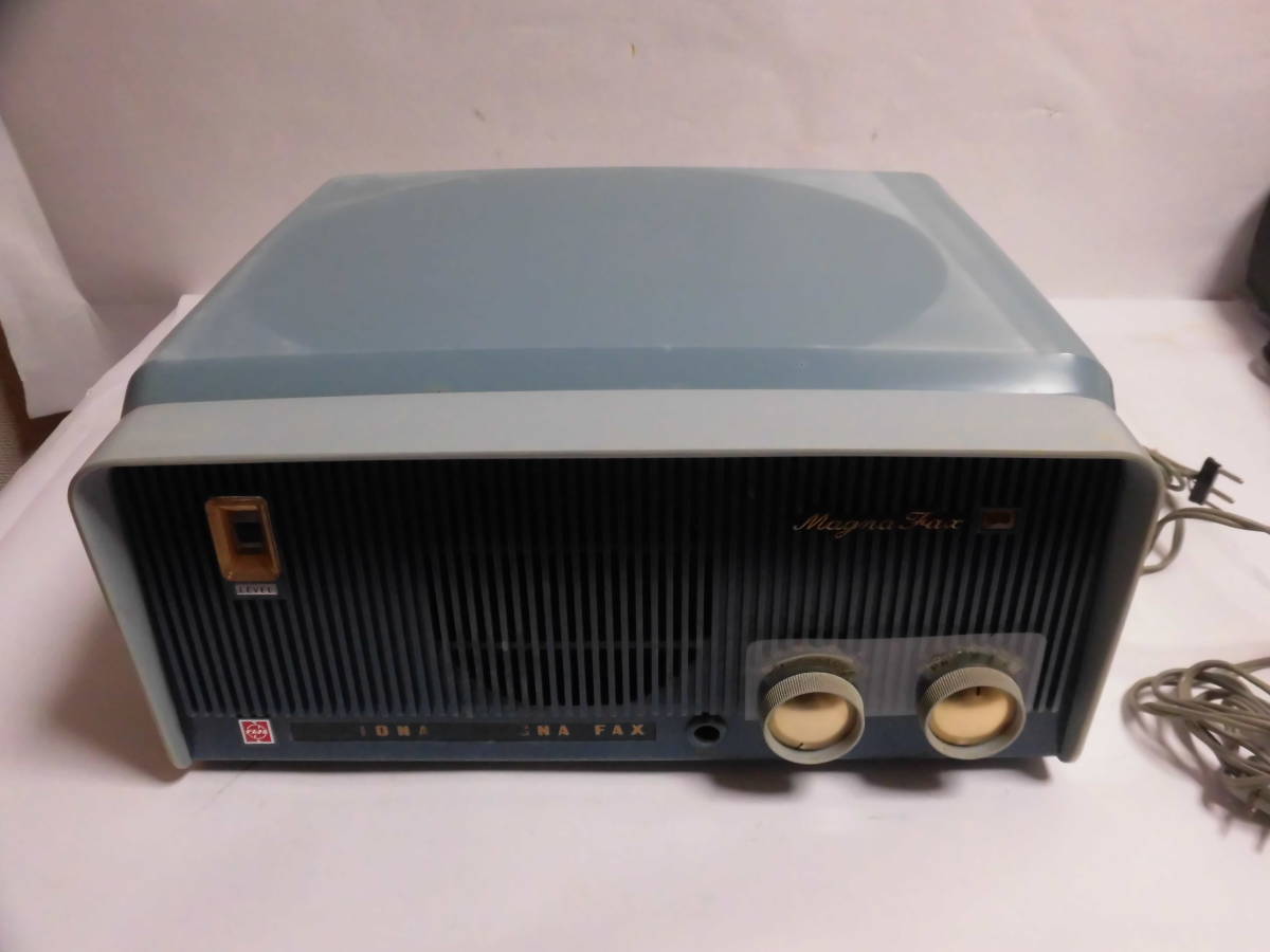 NATIONAL MagnaFax ナショナル マグナファックス 7F-16 電気蓄音機 通電確認済 ヴィンテージ 60年代 元箱 マ ...