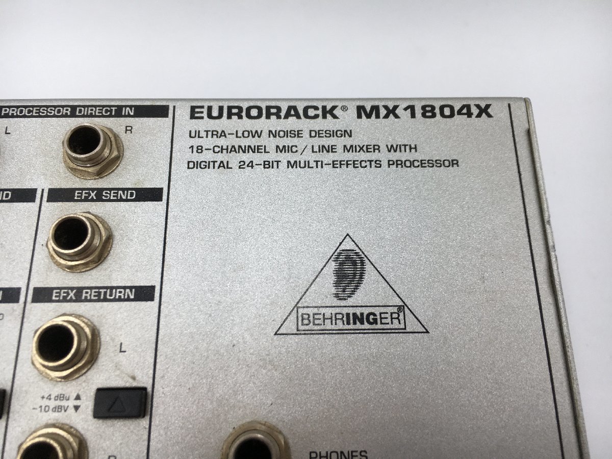 BEHRINGER ベリンガー ミキサー EURORACK MX1804X 0303 4(ミキサー)｜売買されたオークション情報、yahooの ...