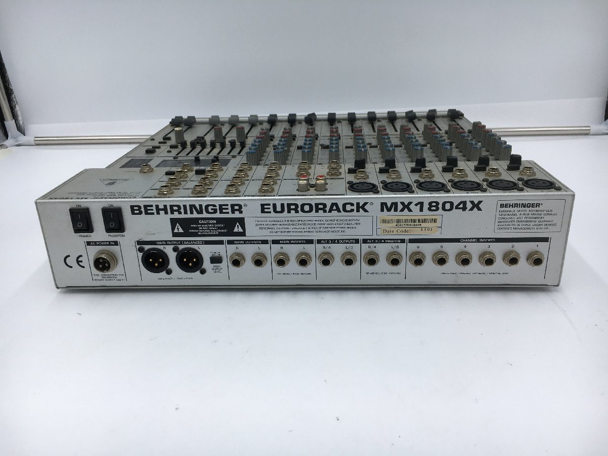 BEHRINGER ベリンガー ミキサー EURORACK MX1804X 0303 4(ミキサー)｜売買されたオークション情報、yahooの ...