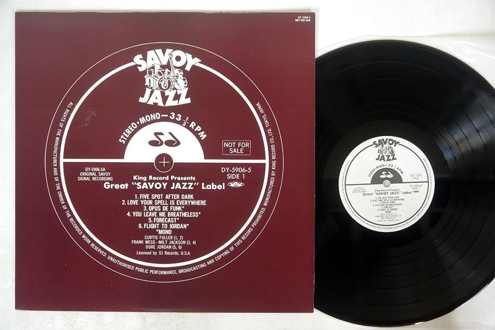 国内盤 VA CHARLIE PARKER /GREAT SAVOY JAZZ LABEL/SAVOY JAZZ DY-5906-5(ジャズ ...