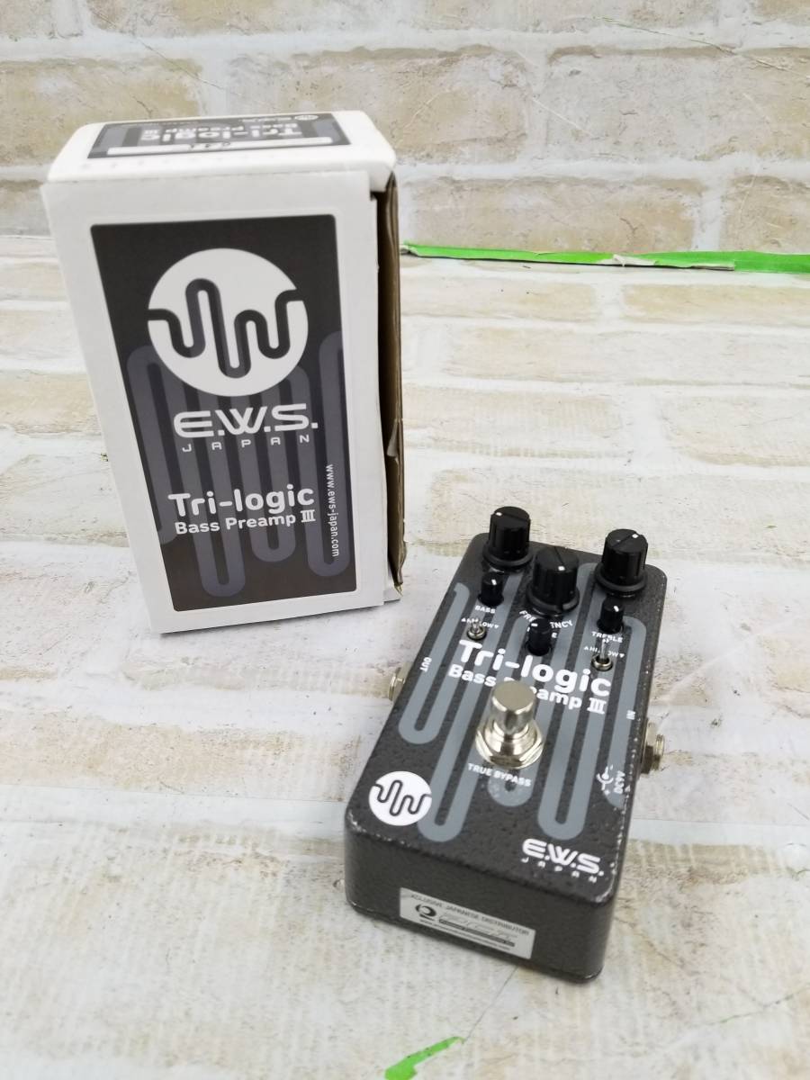 楽928-148 60 EWS Tri-logic Bass PreampⅢ(エフェクター)｜売買されたオークション情報、yahooの商品情報をアーカイブ公開 - オークファン（aucfan.com）