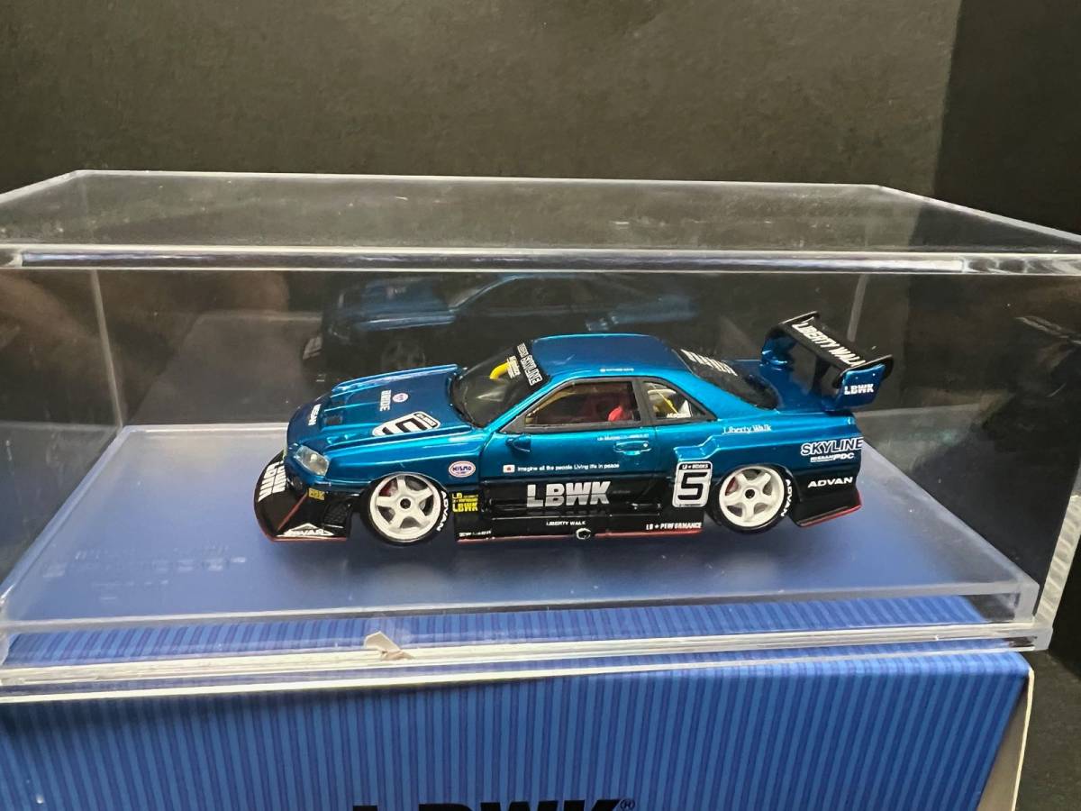 CM-MODEL CM-R64-ER34-02 1/64 LBWK 日産スカイライン ER34 GT-R SILHOUETTE WORKS ...