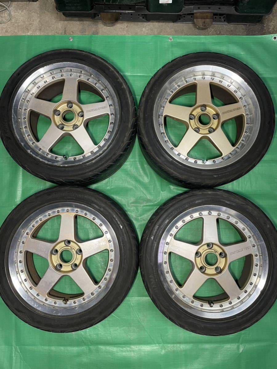 RAYS マツダスピード MS-01 17インチ 5穴 PCD114.3 8J+35/9J+34 ハブ径73㎜ 4本セット MAZDA ...