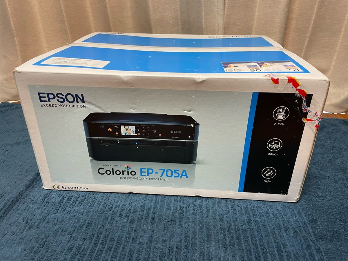 EPSON EP-705A インクジェットプリンター インクジェット複合機 エプソン カラリオ(エプソン)｜売買されたオークション情報 ...