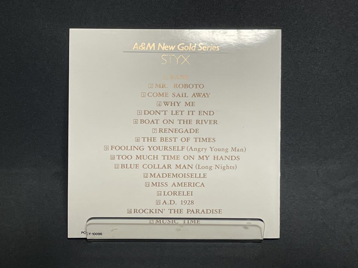PCCY-10096 CD 洋楽 ロック スティクス STYX A&M ニュー ゴールド シリーズ / A&M NEW GOLD SERIES ...