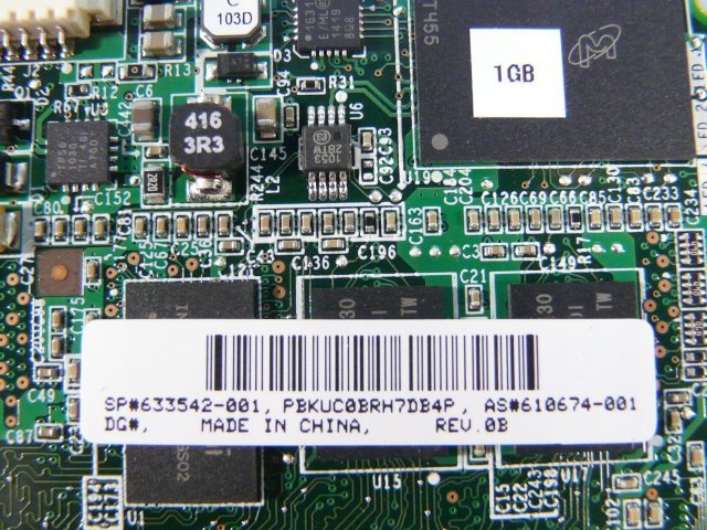 1NOQ // HP ProLiant ML350p Gen8 の FBWC Flash Backed Write Cache 1GB ...