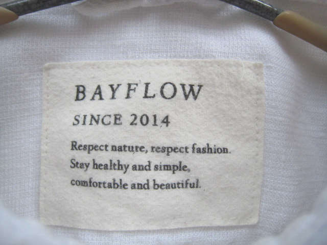 ベイフロー BAYFLOW 麻100% 春夏モデル 胸ポケット付きリネンシャツ 3 実寸M 白 ホワイト(男性用)｜売買されたオークション情報、yahooの商品情報をアーカイブ公開 ...