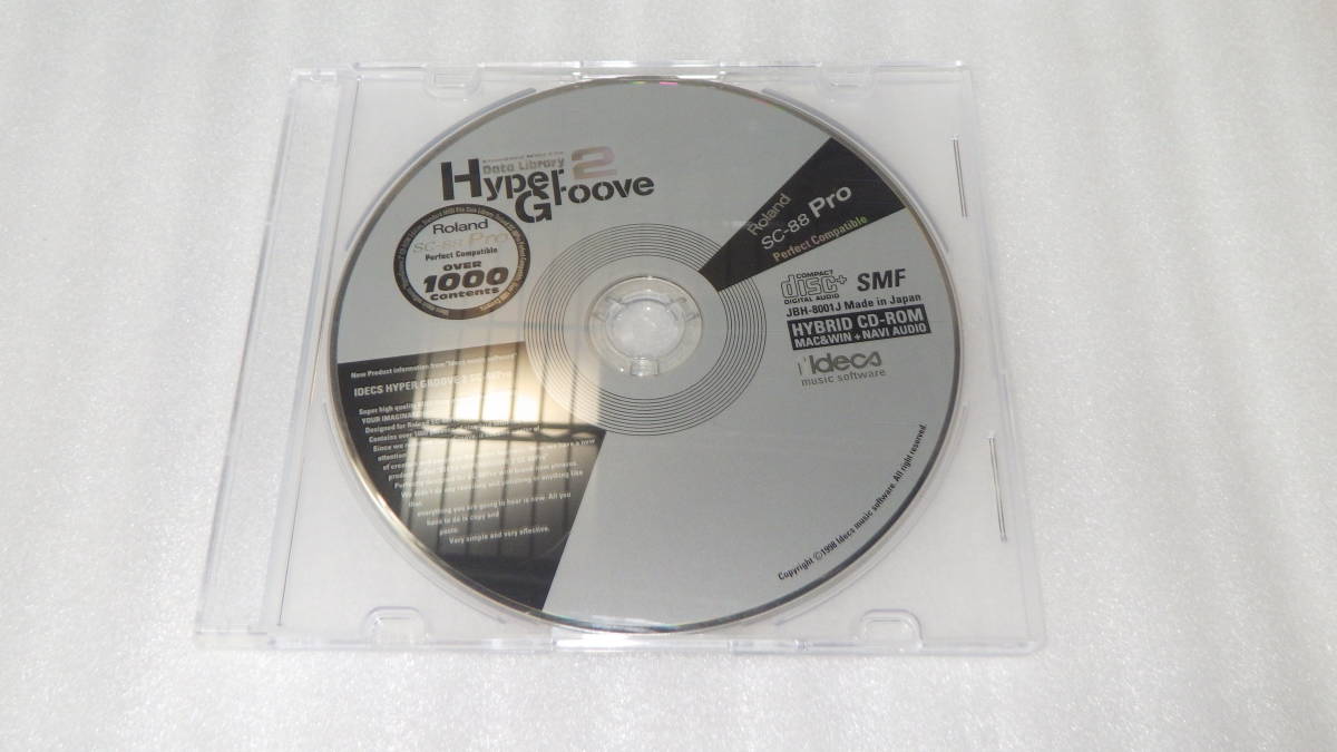 サンプラーCD Roland/ローランド CD-ROM SC-88Pro用/ハチプロ Idecs Hyper Groove 2/アイデックス ハイパーグルーヴ(サンプラー)｜売買された ...