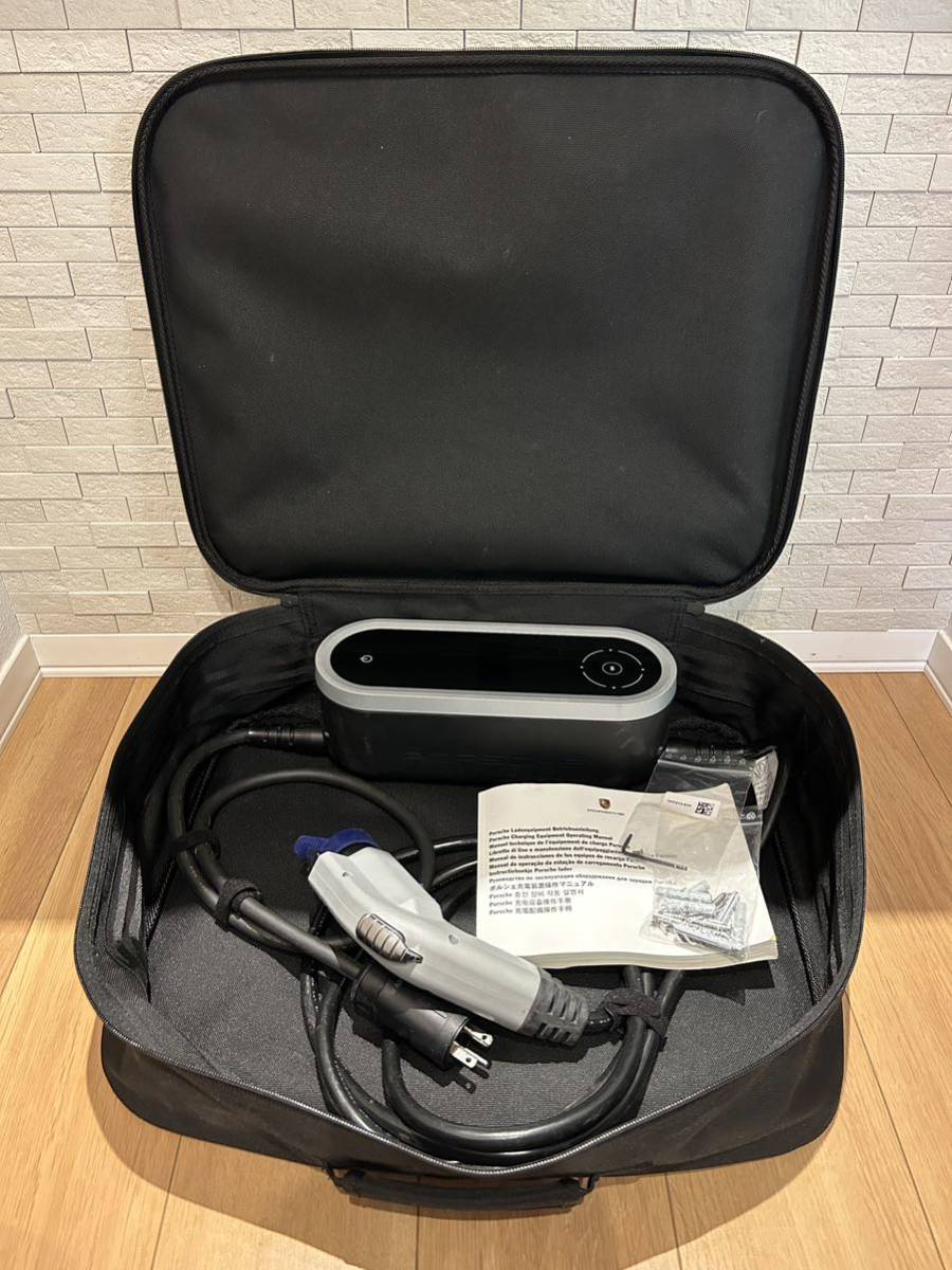 純正 珍品 入手困難 ポルシェ PORSCHE 充電ケーブル 純正EV 取り扱い説明書 取説 専用ケース み 電気自動車7pp971675b ...