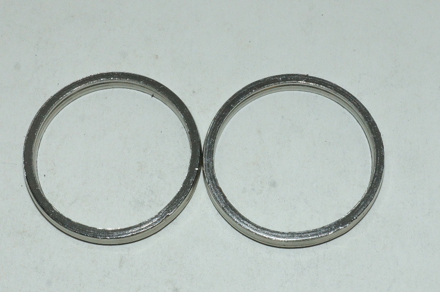 XS-07 キタコ マフラーガスケット41x47 2個セット Muffler gasket 19-3710 RG125EW RG250ガンマ ...