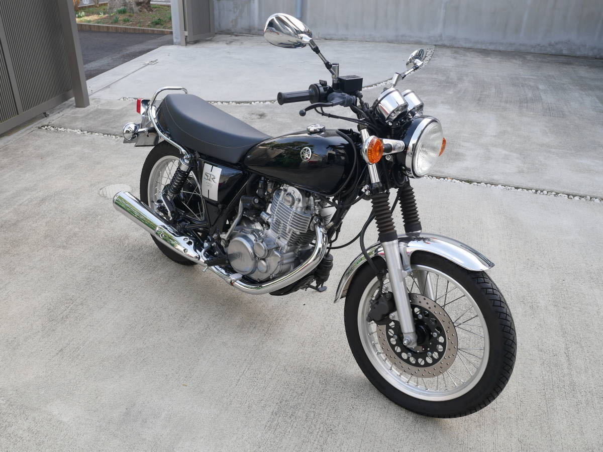 極上 SR400 走行762km 2020年高年式 セミファイナル ブラックRH16J(251cc-400cc)｜売買されたオークション情報、yahooの商品情報をアーカイブ公開 ...