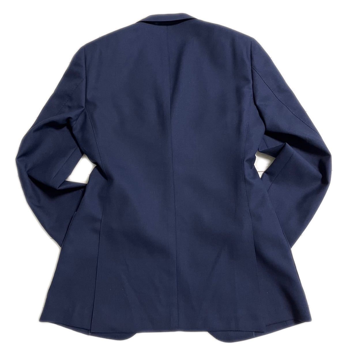 麻布テーラー azabu tailor テーラードジャケット 紺ブレ ブレザー アウター ジャケット 毛100% ウール ネイビー 紺 サイズ ...